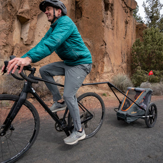 KidRunner BIKE™ | Ultra-lightweight Pull Behind Bike Stroller Pram ...