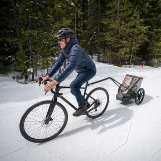 KidRunner BIKE™ | Ultra-lightweight Pull Behind Bike Stroller Pram ...